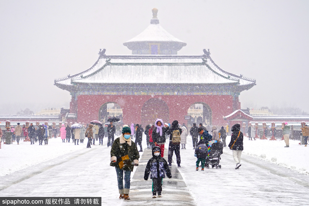 After the snow and strong winds, the temperature in Beijing will ...