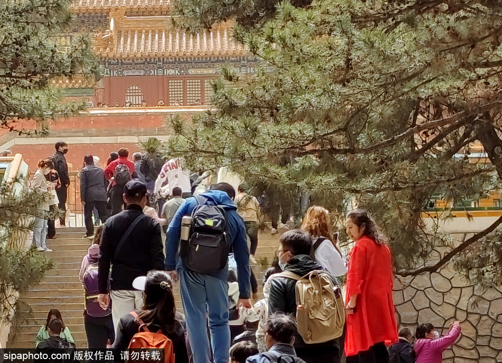Beijing Municipal Administration Center of Park reminds visitors not to ...